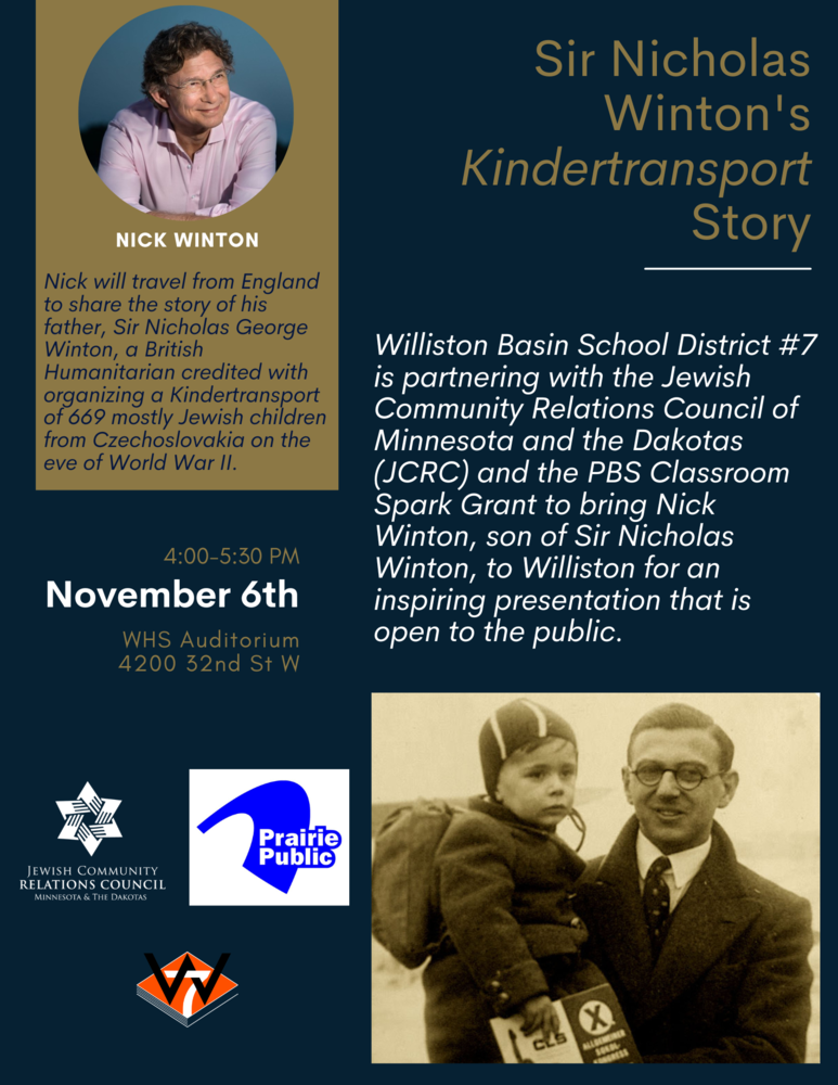 Nick Winton to present story of his father’s Kindertransport rescue ...
